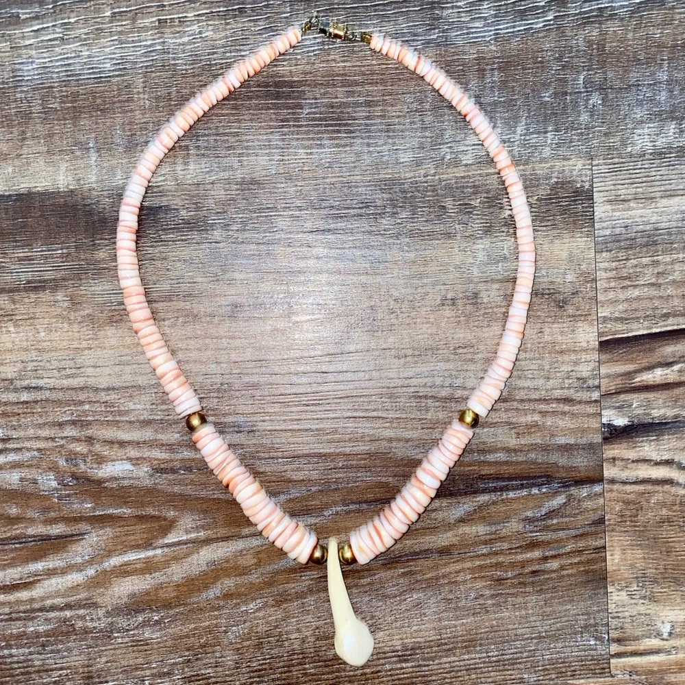 Vintage Native American Spiny Shell Oyster Tooth Claw… - Gem